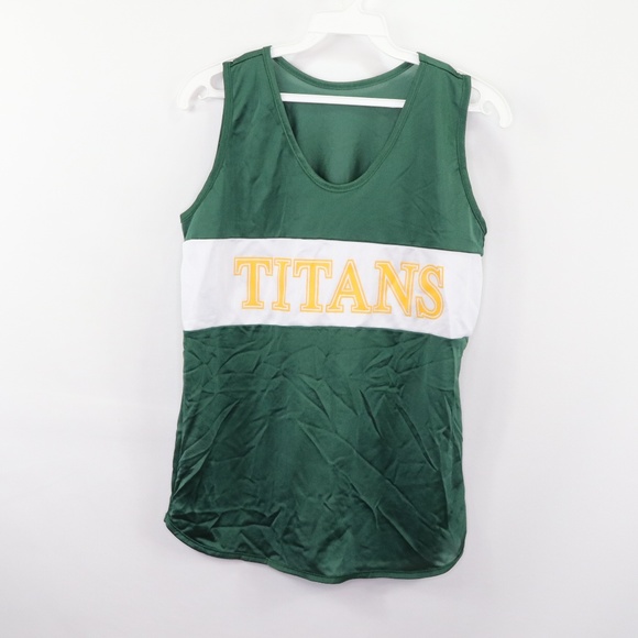 Vintage | Tops | Vintage 9s Womens Running Singlet Tank Top Green ...